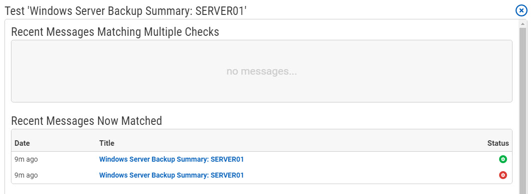 Windows Server Backup Status • Help Guide • CheckCentral by Binary Fortress Software