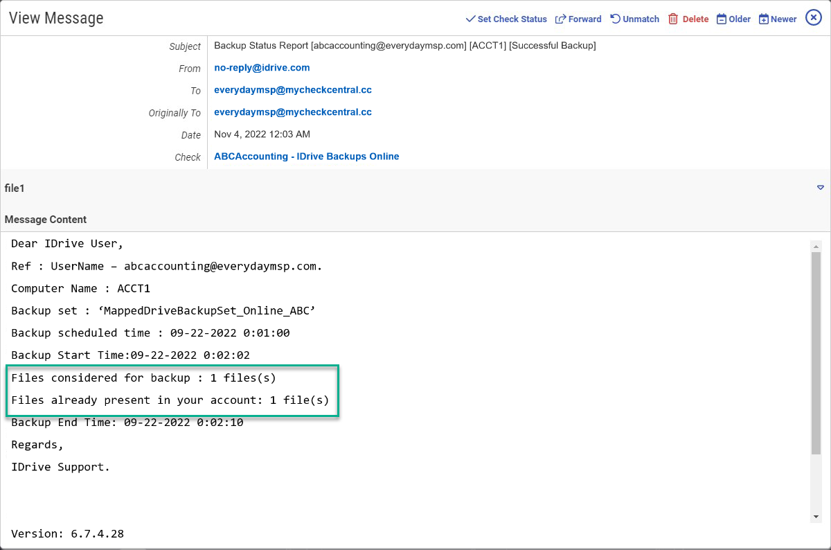 Regex Use in Checks • Help Guide • CheckCentral by Binary Fortress Software