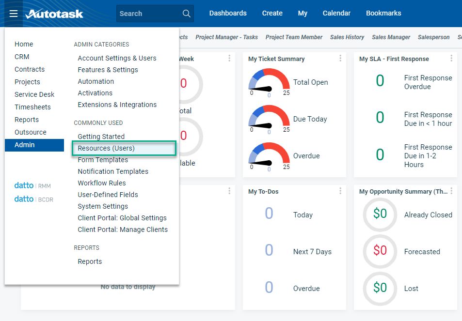 Autotask Integration • Help Guide • Checkcentral By Binary Fortress
