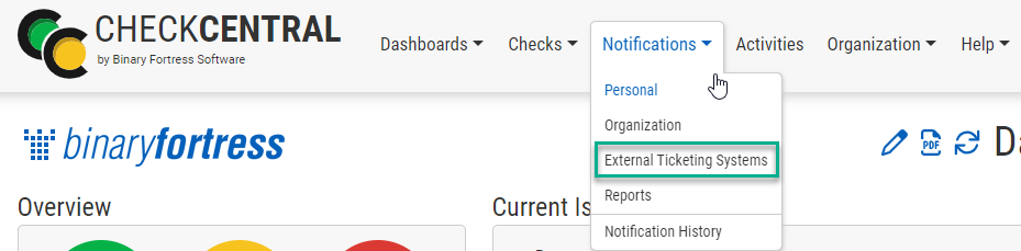 ConnectWise Manage Integration • Help Guide • CheckCentral by Binary ...
