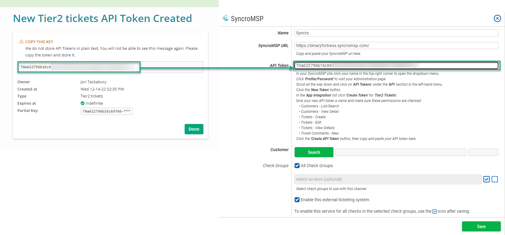 Syncro MSP Integration • Help Guide • CheckCentral by Binary Fortress ...